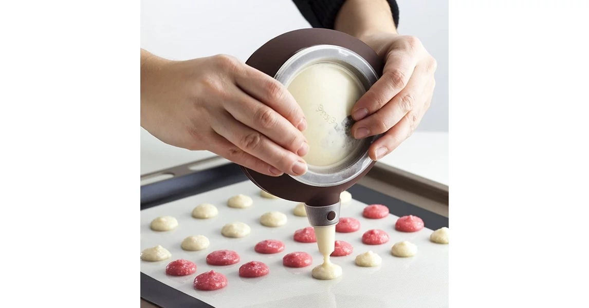 Szilikon macaron adagoló - Precíz tésztaadagolás és sokoldalú díszítőcsövek