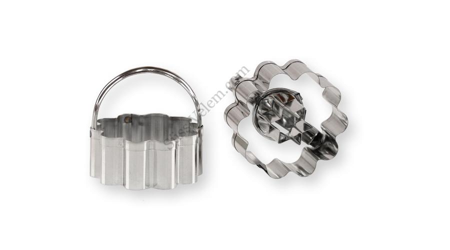 Közepes méretű csillag közepű 2 darabos linzer kiszúró forma - Süss ...