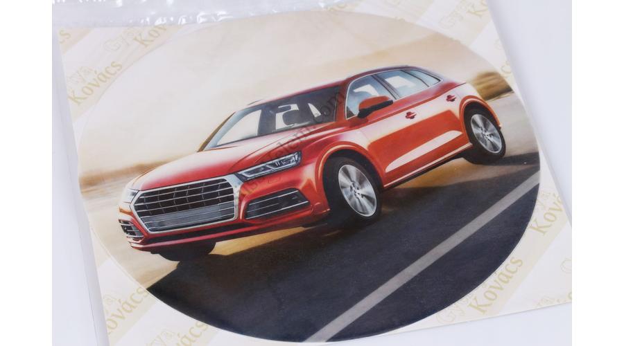 Piros autó tortaostya - Süss Velem.com