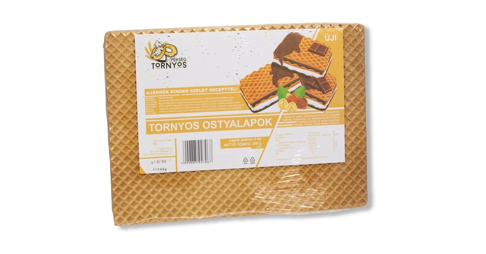 5 db 27*37 cm-es ostyalap 200 g - Süss Velem.com