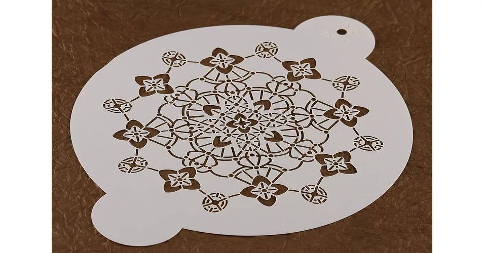 Mandala mintás torta stencil - Süss Velem.com