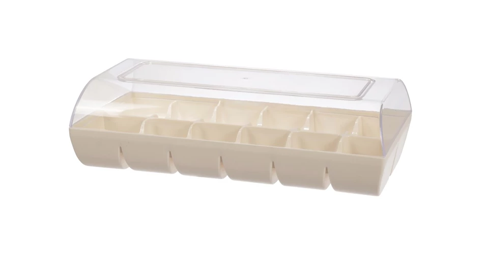 Műanyag macaron doboz 12 adagos fehér - Süss Velem.com