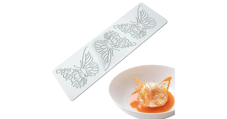 Pillangós szilikon ostya, tuile forma a sütés öröméhez