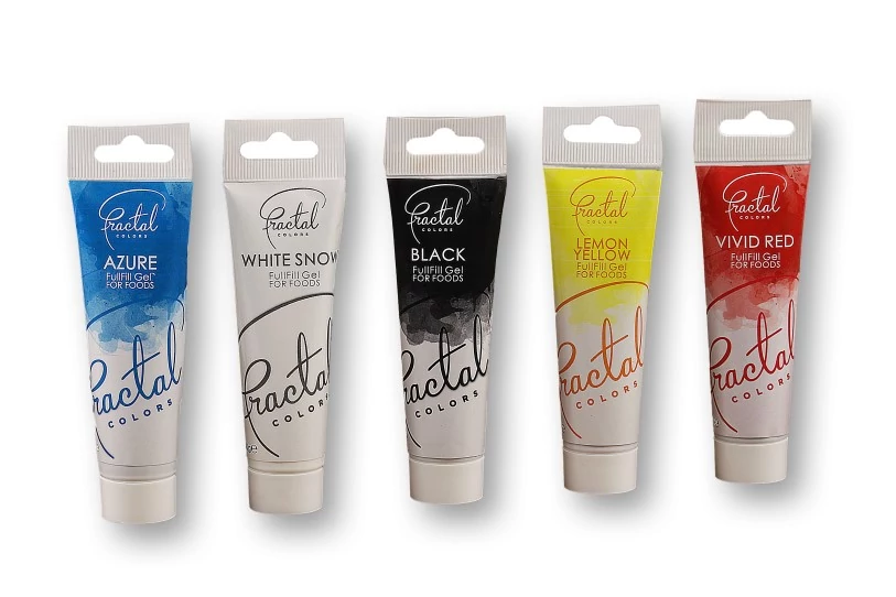 Alapszínek 5 részes ételfesték gél készlet - Süss Velem.com